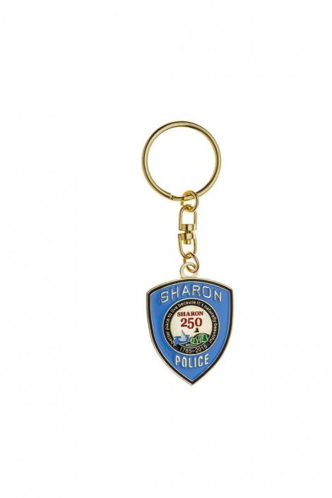 EP6661 Sharon Police Dept Key Fob | The Emblem Authority